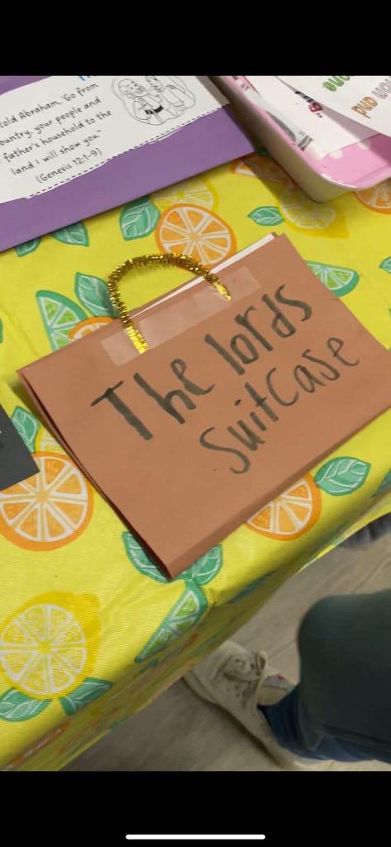 Abraham's Suitcase Craft (for Sunday School, Classroom, Family Use, Etc ...