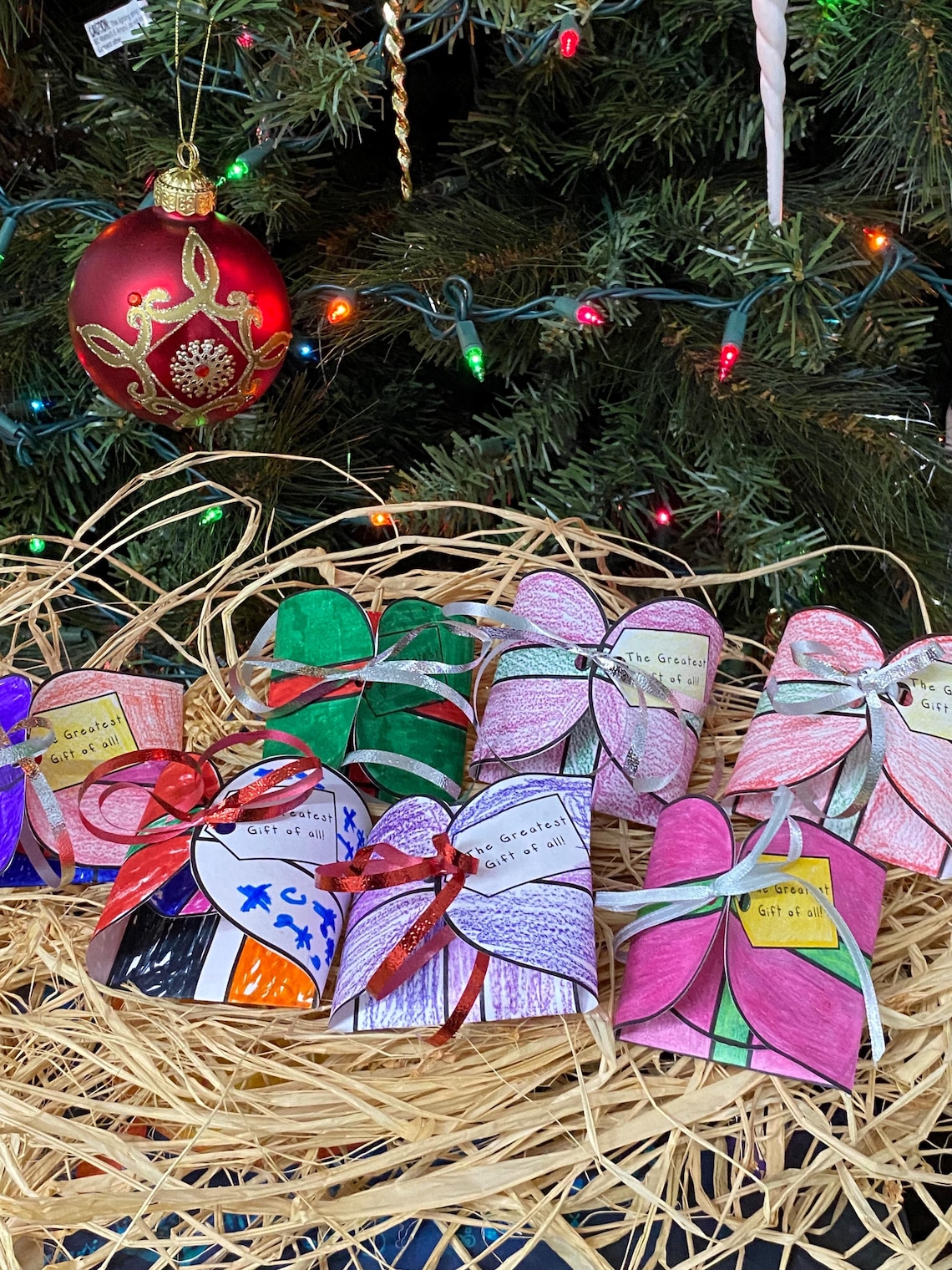 Jesus the Greatest Gift Christmas Craft (printable Christmas Bible ...