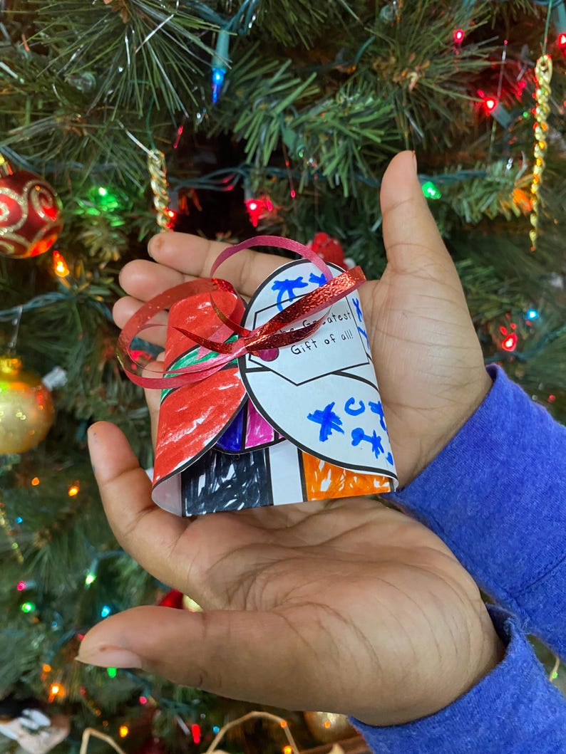 Jesus the Greatest Gift Christmas Craft (printable Christmas Bible ...