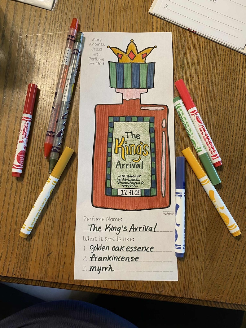 Perfume Design Craft (sunday School, Classroom, Family Use, Etc.) Mary ...
