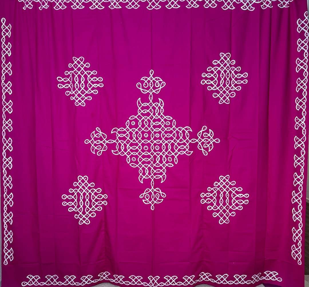 Kolam Backdrop for Housewarming, Baby Shower and All Occasions, Premium ...