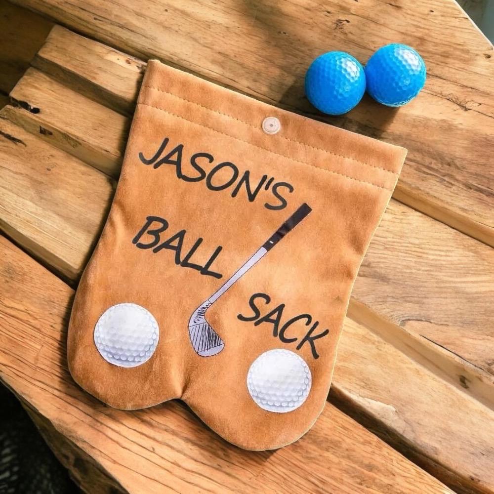 Personalized Name Golf Ball Sacks With Golf Ball Set, Portable ...