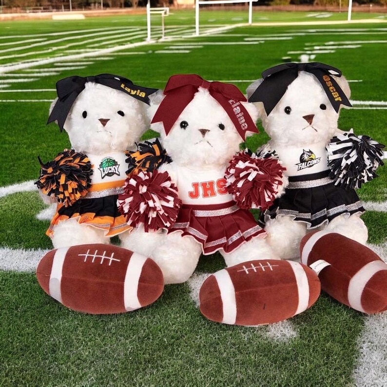 Personalized Cheerleading Plush Bear, All-star Cheerleading Bears ...