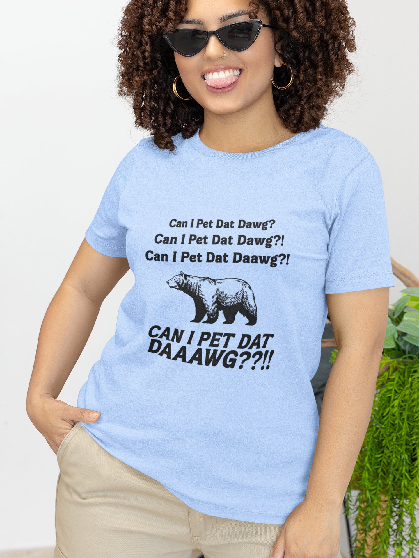 Can I Pet Dat Dog? Gen Z Humor, Cottagecore, Funny Dog Shirt, Pet That ...