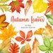 Autumn Leaves Watercolor Clipart Set, Fall Leaves Season Collection ...