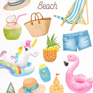 Summer Beach Vacation Travel Tropical, Surfer Surfing Sandcastle ...