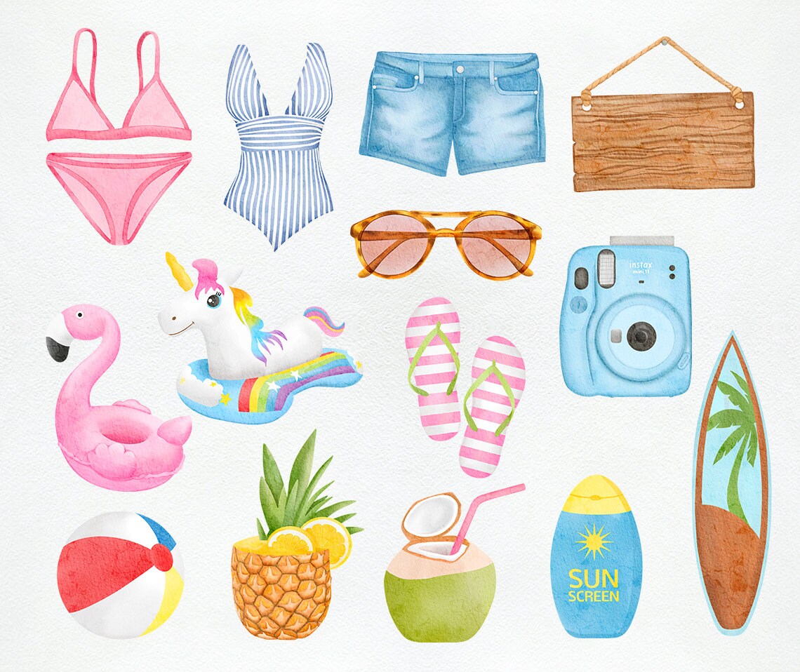 Summer Beach Vacation Travel Tropical, Surfer Surfing Sandcastle ...