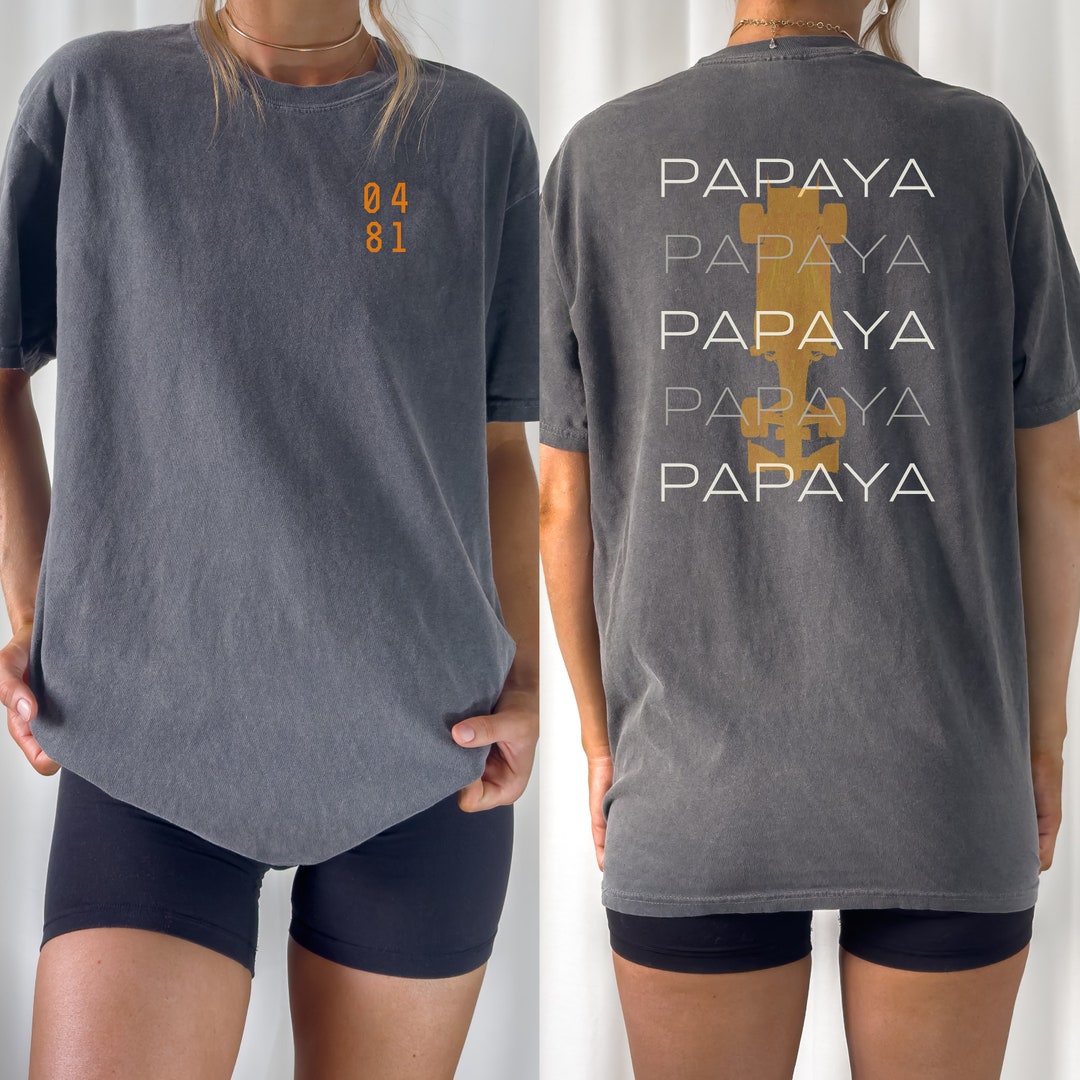 Papaya Army Mclaren Team F1 Shirt, Lando Norris, Oscar Piastri, Gender ...