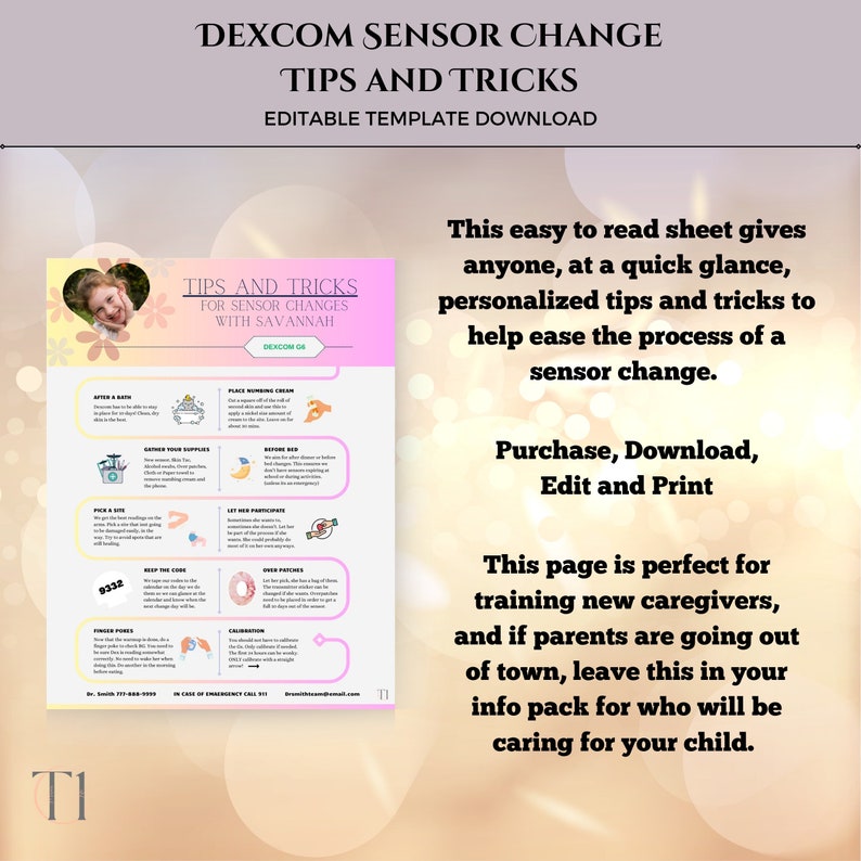 Dexcom Tips and Tricks for Sensor Changes on Child for Caregivers ...