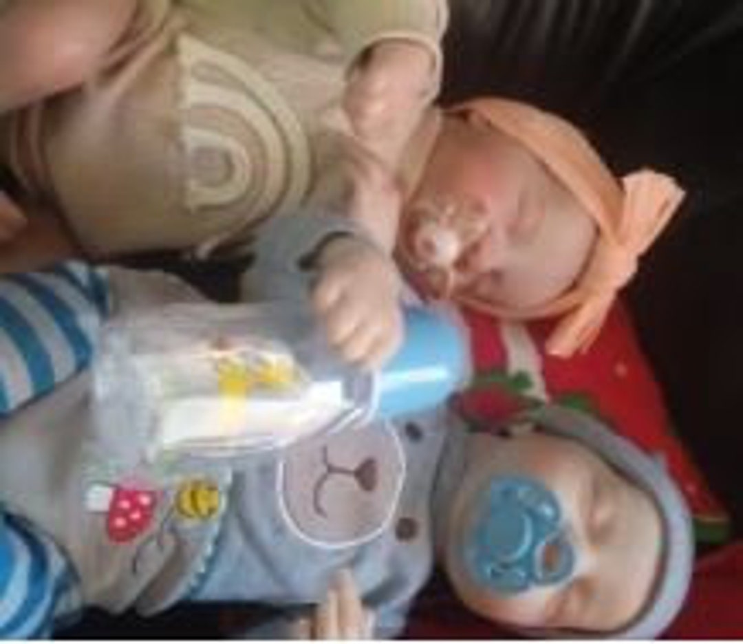 Charming Loulou Reborn Baby Doll 50cm True to Life Silicone and Cloth ...