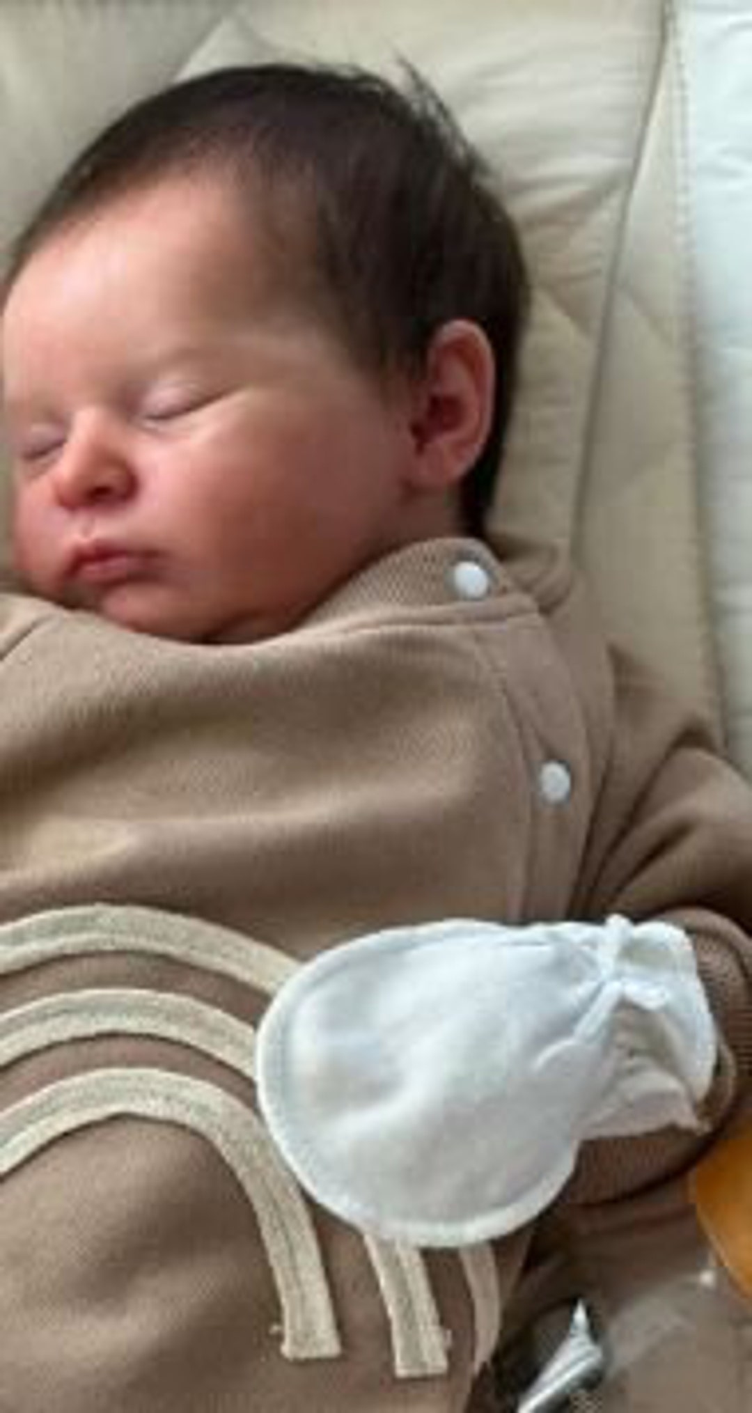 Realistic Lifelike Doll Reborn Sleeping Baby Laura 48CM and 3D Skin ...
