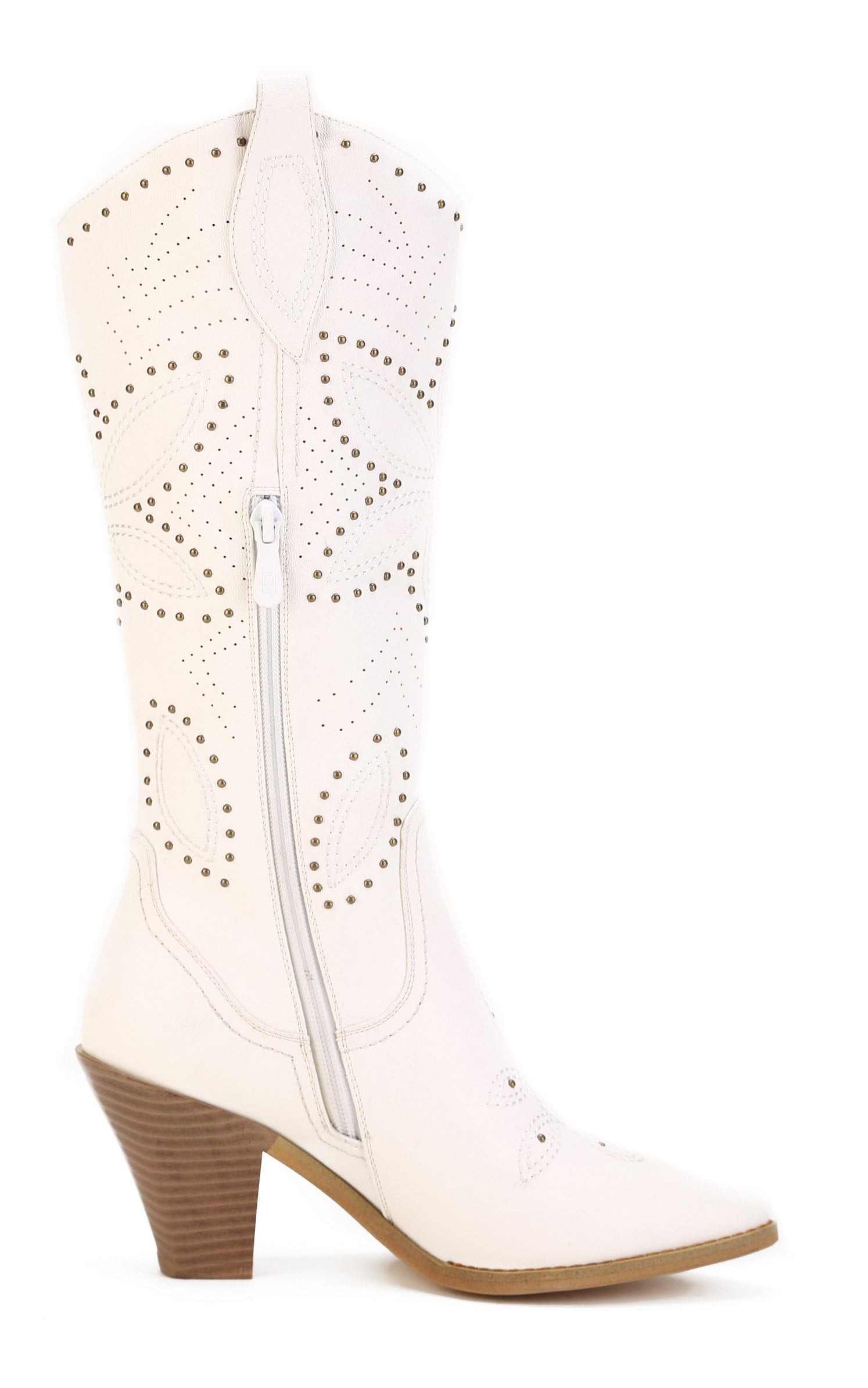 Knee-high Cowboy Western Rider Boots Stich and Studded Patterns for ...