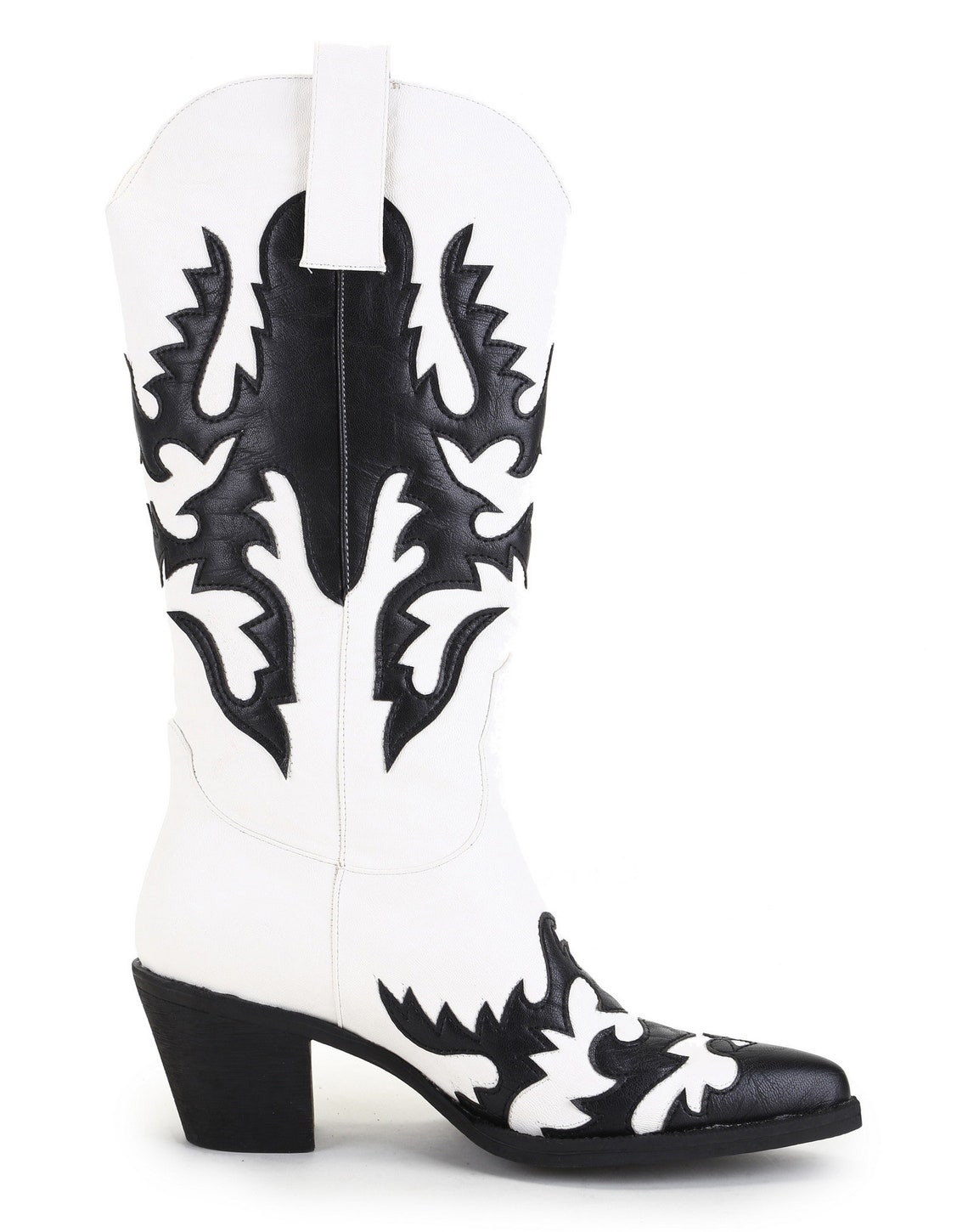 Women's Western Cowboy Knee-high Stich Patterns Pull-on Boots - Etsy