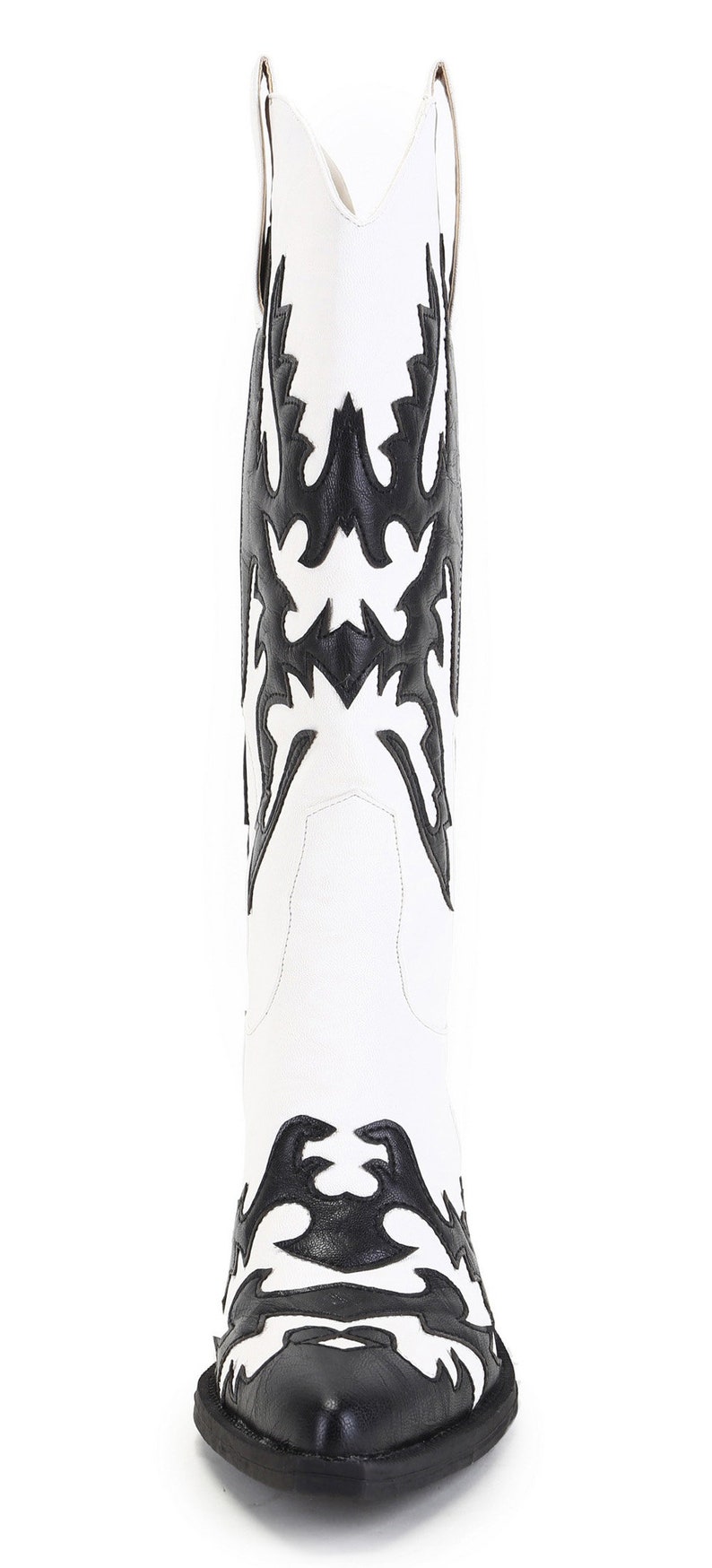 Women's Western Cowboy Knee-high Stich Patterns Pull-on Boots - Etsy