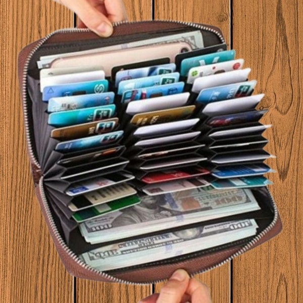 Wallet With Lots of Card Slots for Women - Etsy
