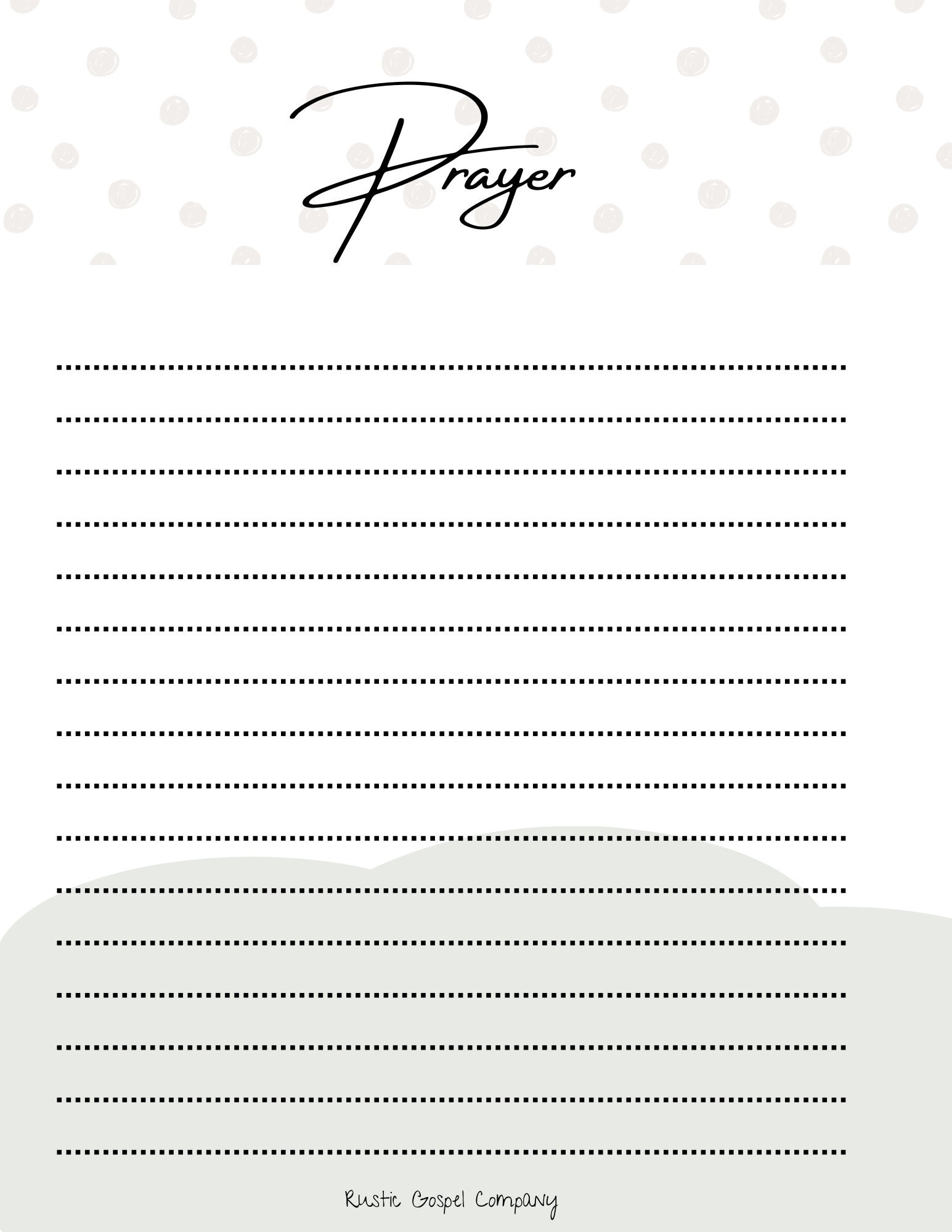 Green Prayer Journal Digital Printable - Etsy