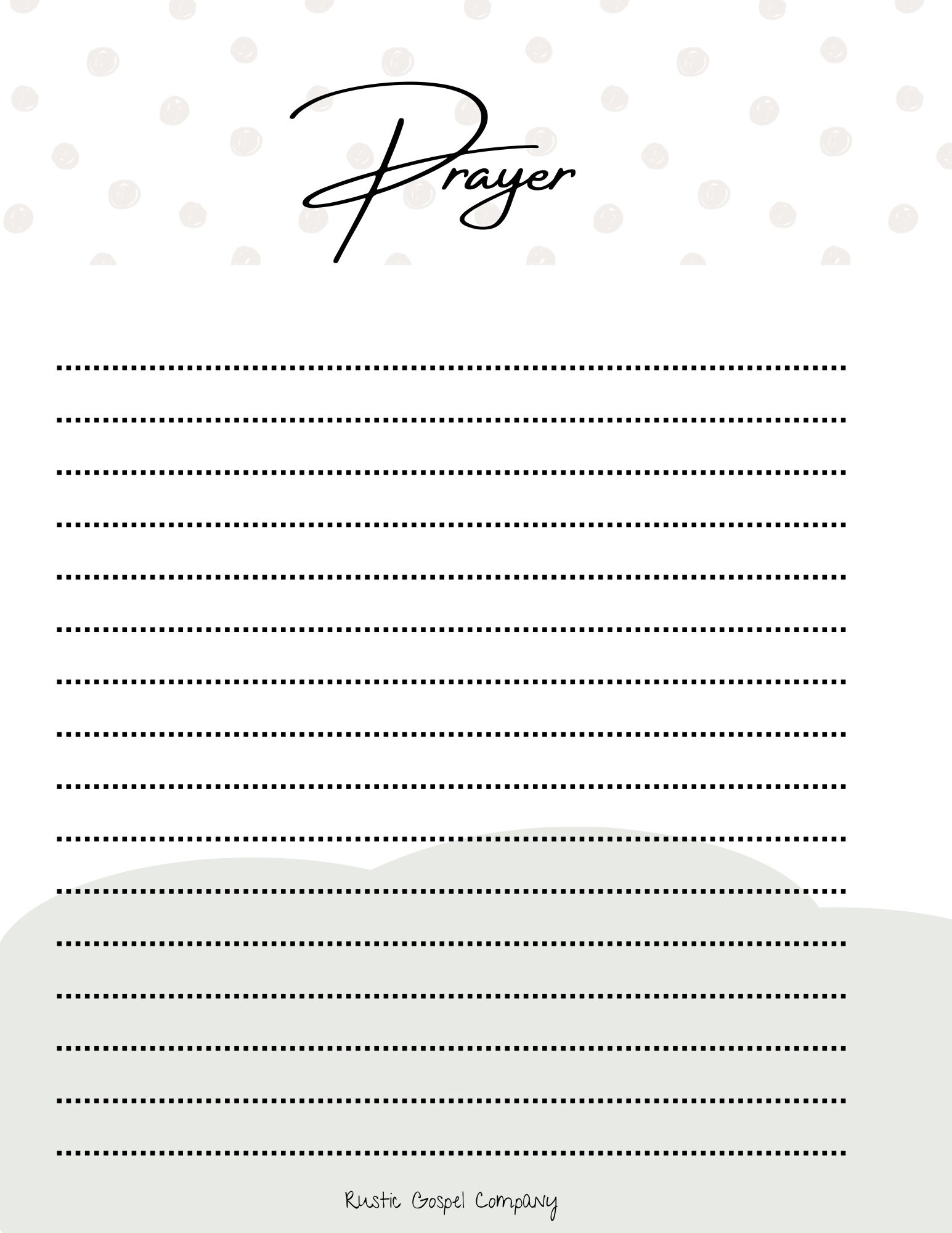 Green Prayer Journal Digital Printable - Etsy