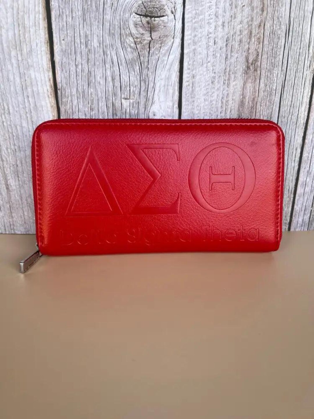 Delta Sigma Theta Leather Wallet holds up to 36 Cards - Etsy