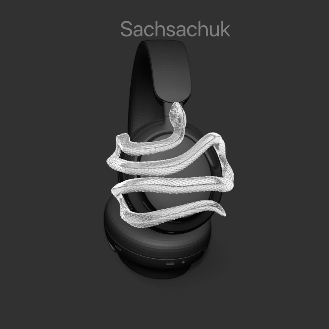 3D Printed Snake Attachments for Bose Quiet Comfort Ultra (set of 2) - Etsy