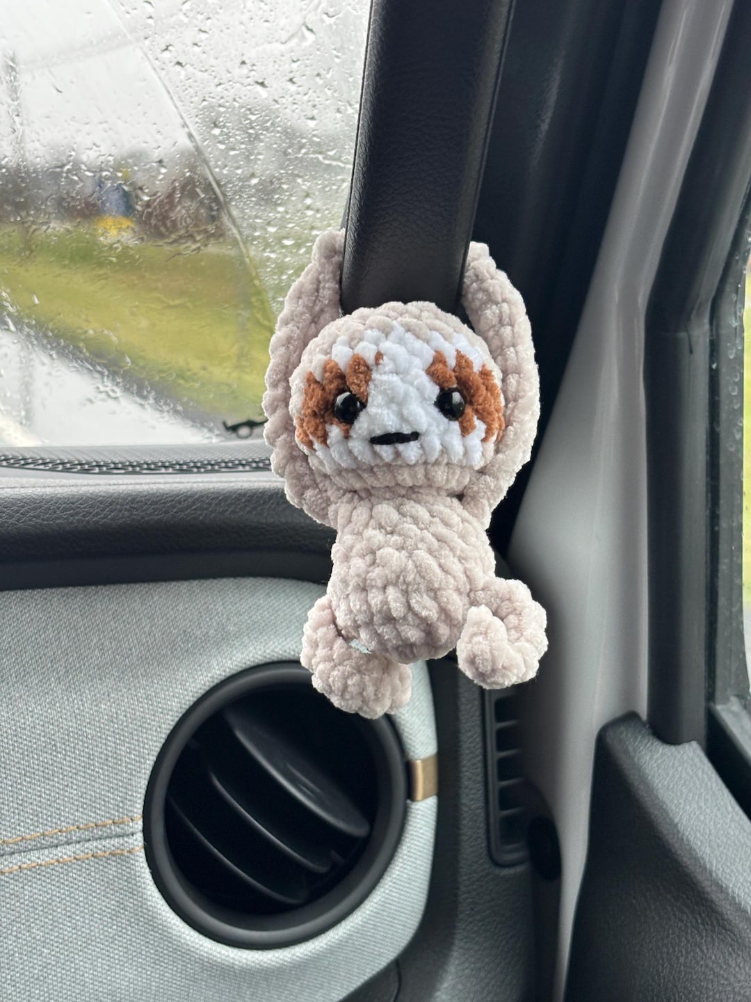 Mini Crochet Hanging Sloth With Clip Hands, Sloth Bag Charm, Desk Buddy ...