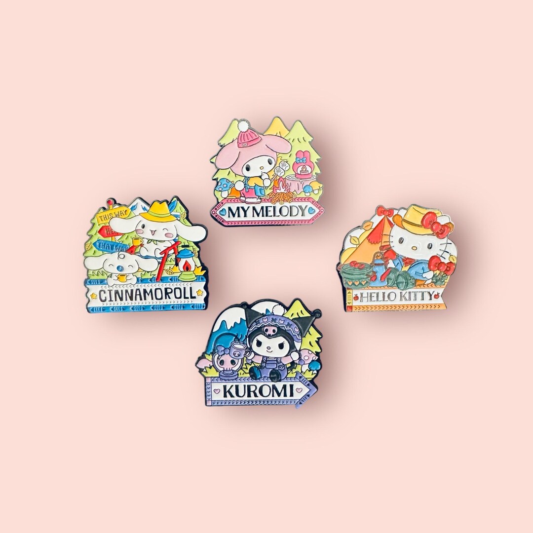 Cute Enamel Pins, Sanrio Pin, Kawaii Brooch Pins, Sweet Lapel Pin ...