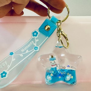 Kawaii Liquid Keychain, Star Shaker Keychain, Fidget Toy for Kids ...