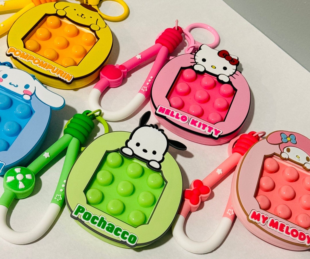 Sanrio Pop Fidget Keychain, Kawaii Keychain, Pop Fidget Toy, Sensory ...