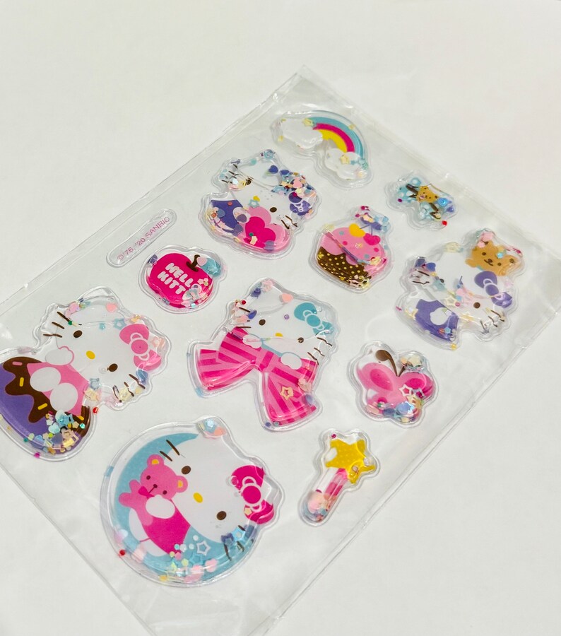Cute Shaker Sticker, Liquid Sticker, Kawaii Sticker, My Melody Sticker ...