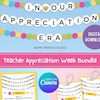 In Our Teacher Appreciation Era Gift Tag, Editable Friendship Bracelet ...
