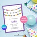 In My Birthday Era Invite Printable, Friendship Bracelet Birthday ...