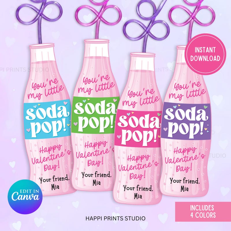 Valentine Soda - Etsy