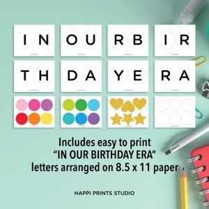 Friendship Bracelet Bulletin Board Kit, in Our Birthday Era Bulletin ...