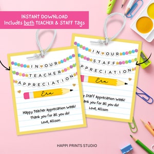 In Our Teacher Appreciation Era Flyer, Printable Teacher Staff ...