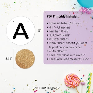 Giant Friendship Bracelet Banner, Printable Custom Birthday Banner ...