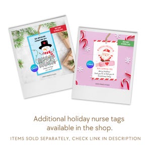 Nurses Are A Gift Christmas Gift Tag, Editable School Nurse Thank You ...