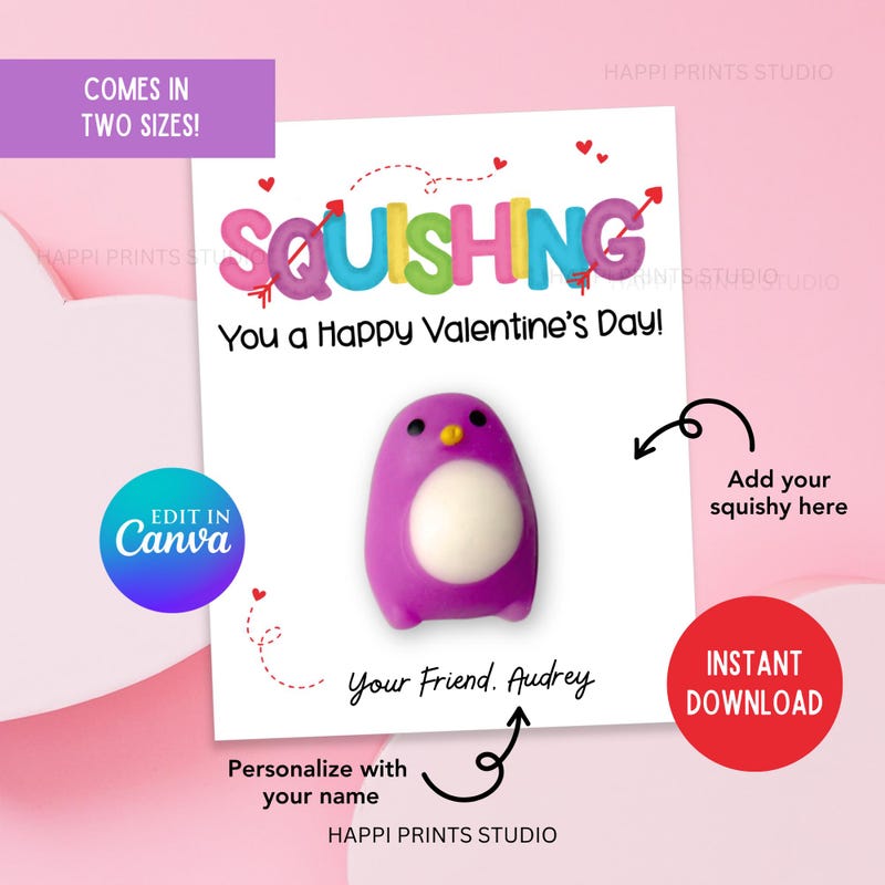 Valentine Squishies - Etsy