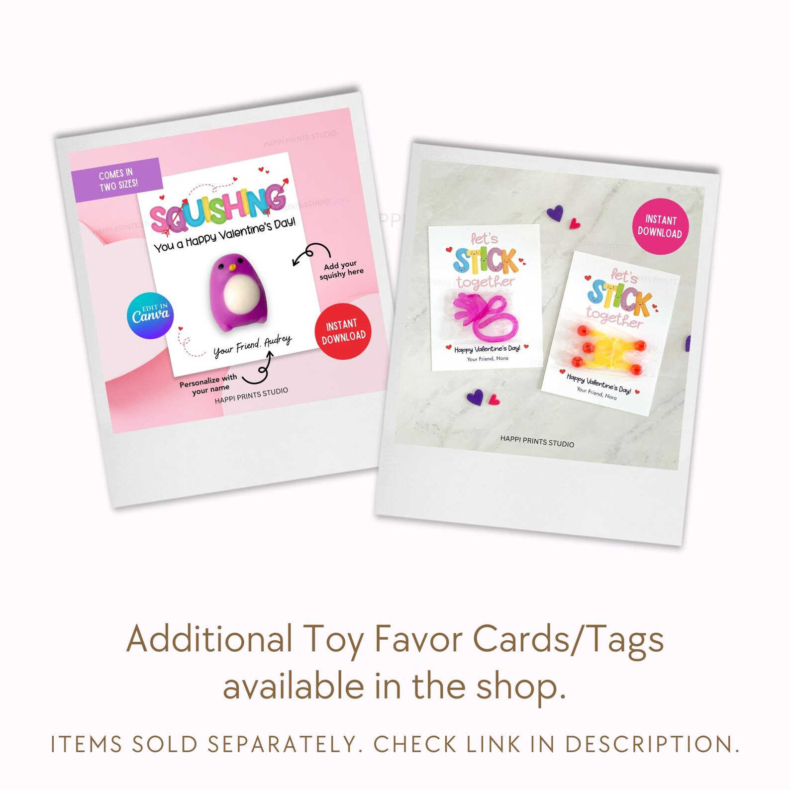 Conversation Heart Clicker Fidget Printable Tag, 3D Printed Fidget ...