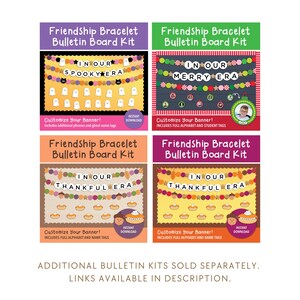 In Our Thankful Era Friendship Bracelet Bulletin Board Kit ...
