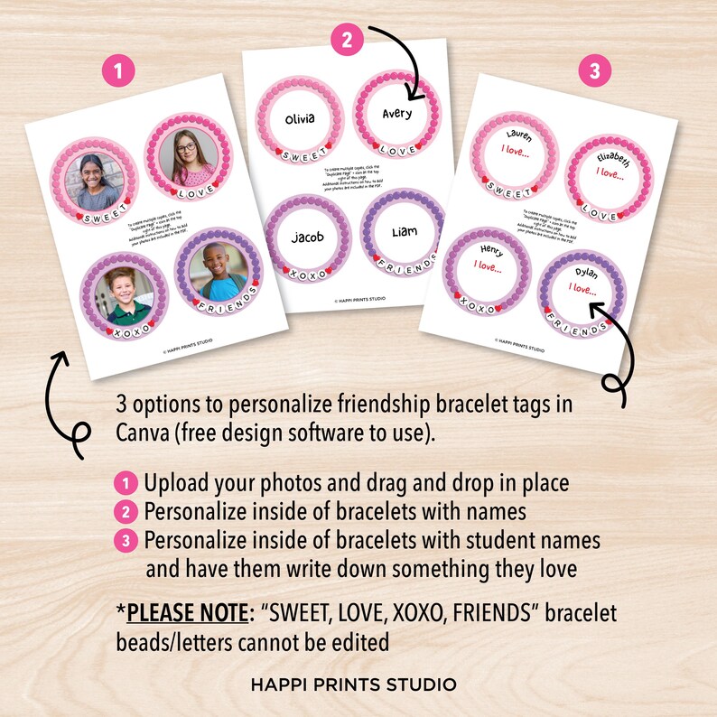 In Our Valentine Era Friendship Bracelet Bulletin Board Kit, Valentine ...