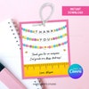Spring Garden Theme Teacher and Staff Appreciation Week Flyer, Editable ...