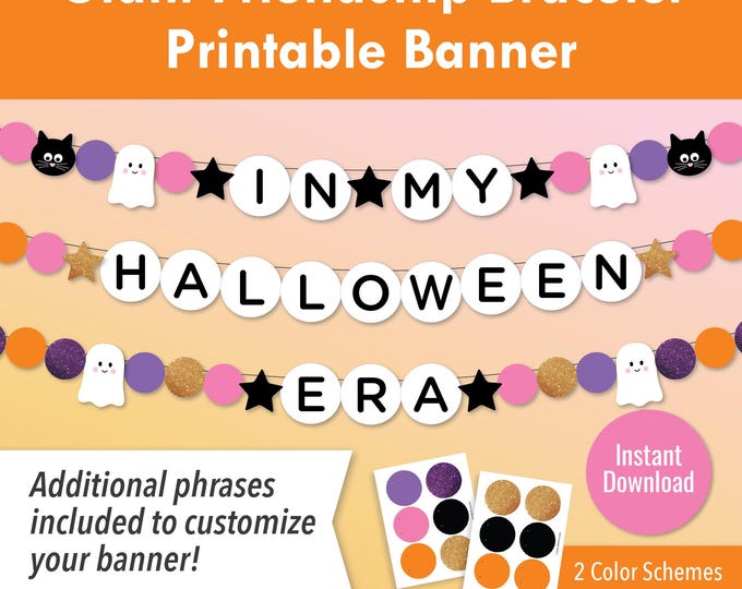 Spooky Era Banner 6ft Groovy Halloween Sign Spooktacular Halloween ...