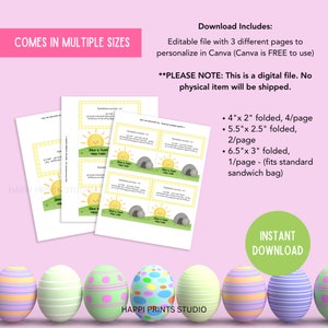 Jesus is Risen Easter Bag Topper, Printable Easter Treat Bag Topper ...