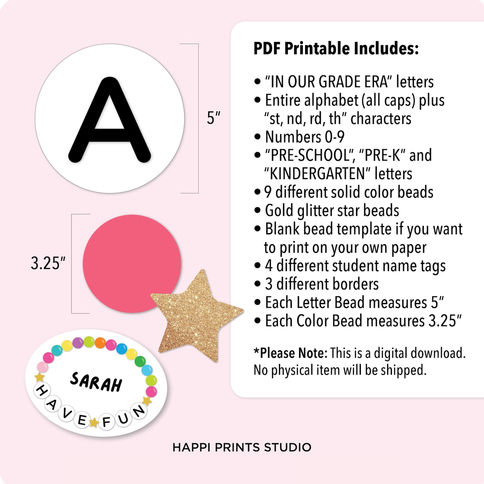 In Our Grade Era Printable Bulletin Board, Friendship Bracelet Bulletin ...