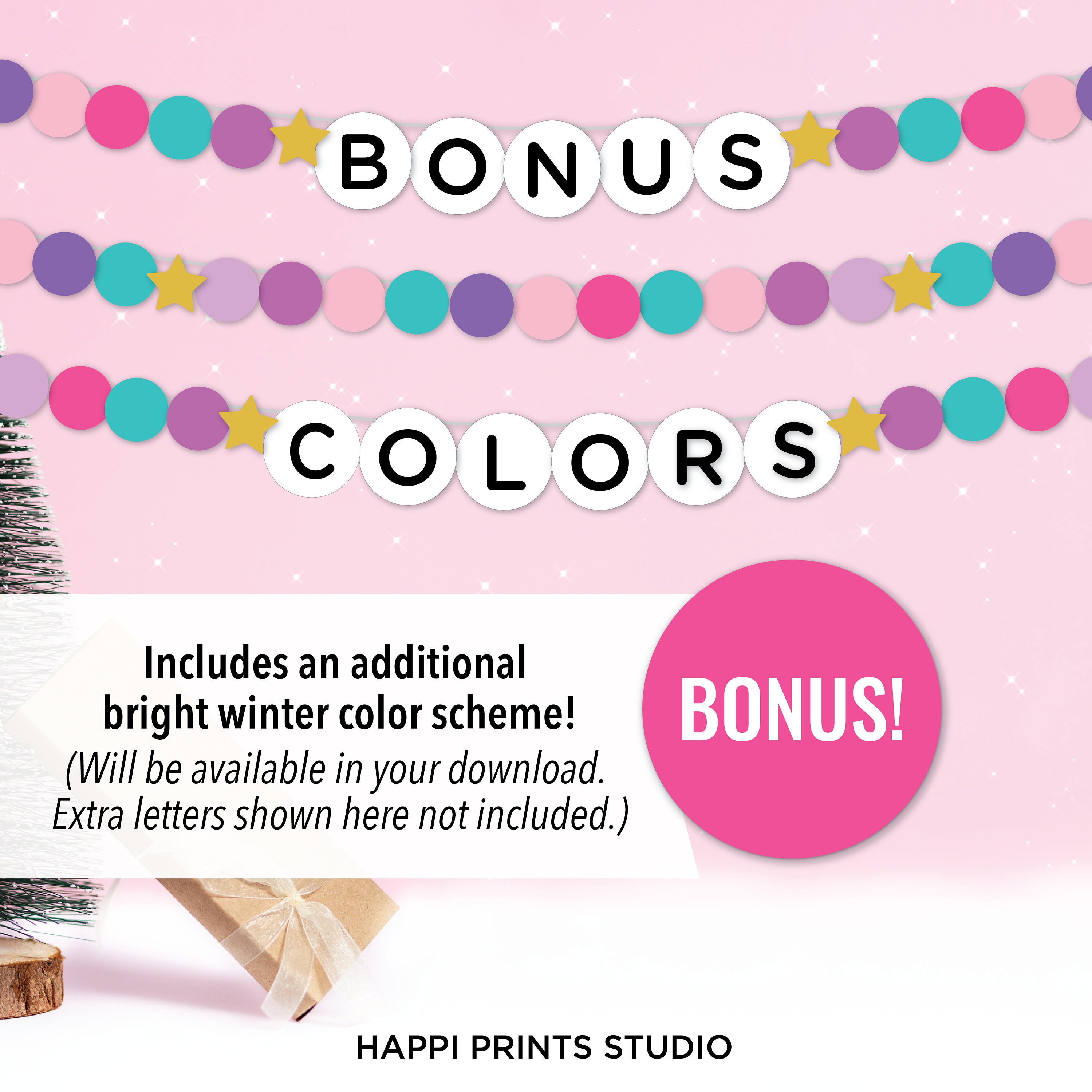 Happy Holidays Friendship Bracelet Banner, Giant Friendship Bracelet ...