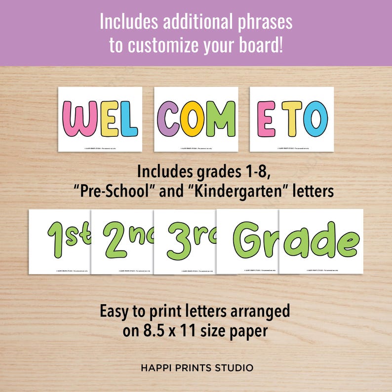 Pastel Composition Book Welcome Back to School Bulletin Board Kit ...