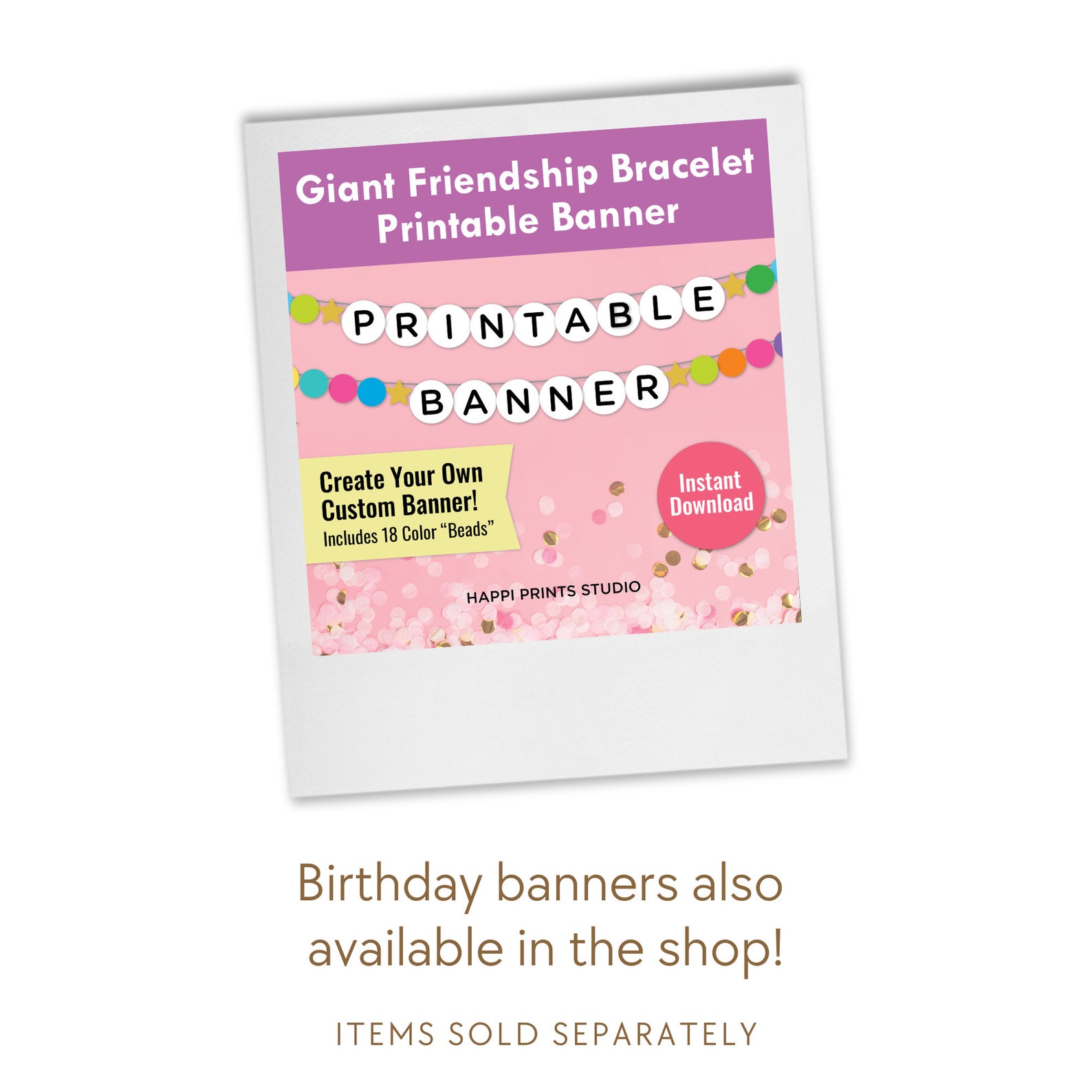 In My Birthday Era Invite Printable, Friendship Bracelet Birthday ...