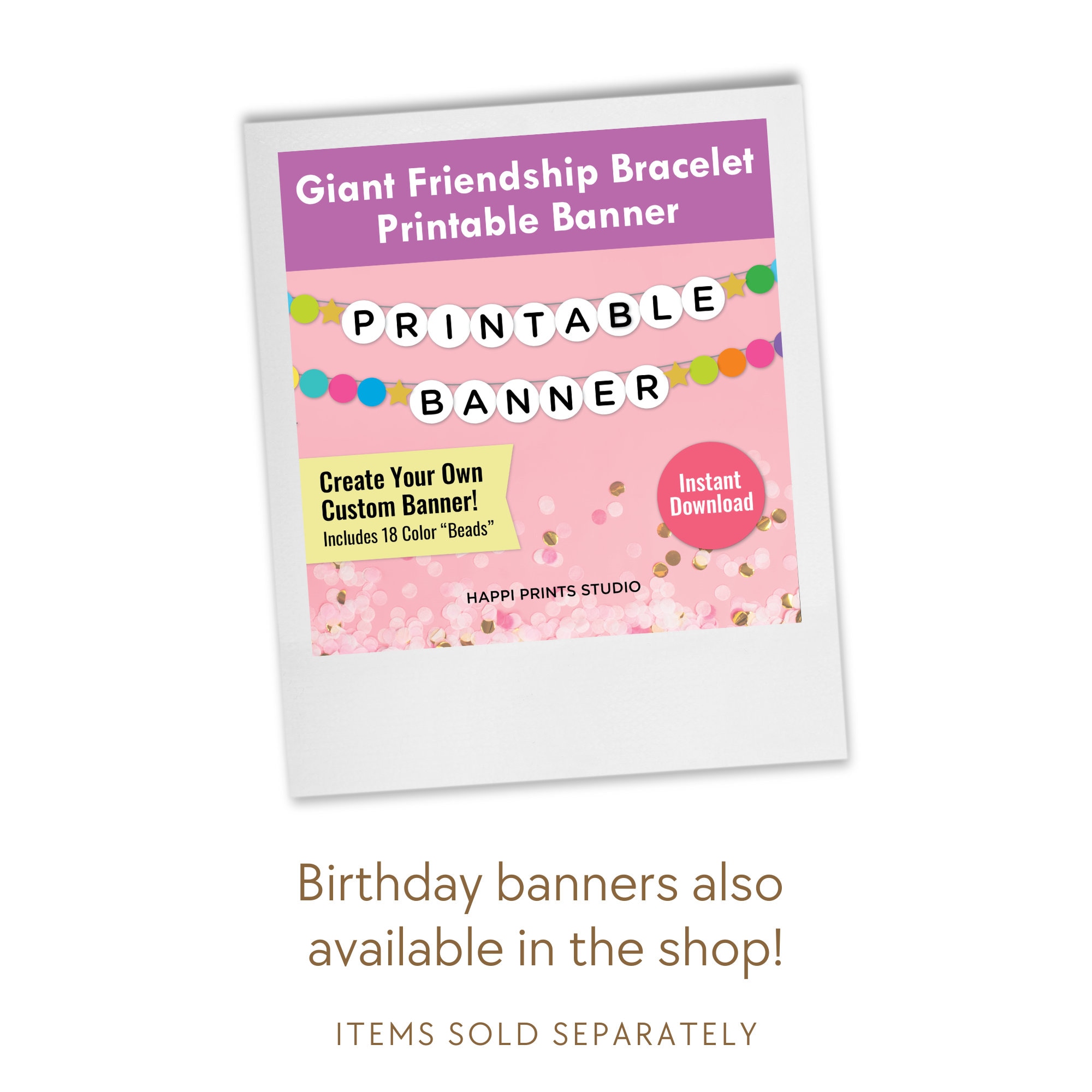 In My Birthday Era Invite Printable, Friendship Bracelet Birthday ...