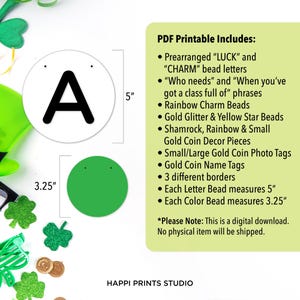 St. Patrick's Day Friendship Bracelet Charm Bulletin Board Kit, St ...