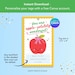 Apple-solutely Wonderful Teacher Appreciation Week Gift Tag, Editable ...