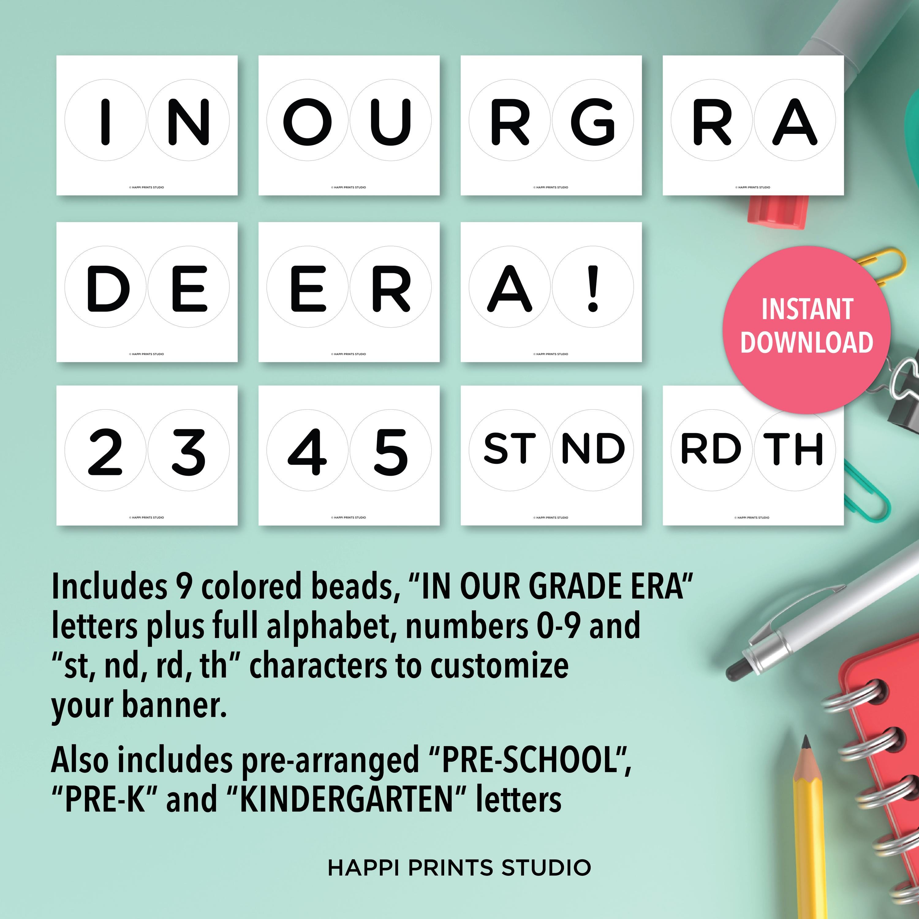 In Our Grade Era Printable Bulletin Board, Friendship Bracelet Bulletin ...